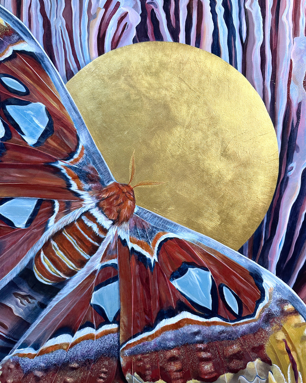 Moth & Butterfly Paintings | Symbolic Moth Artwork for Sale - The ...