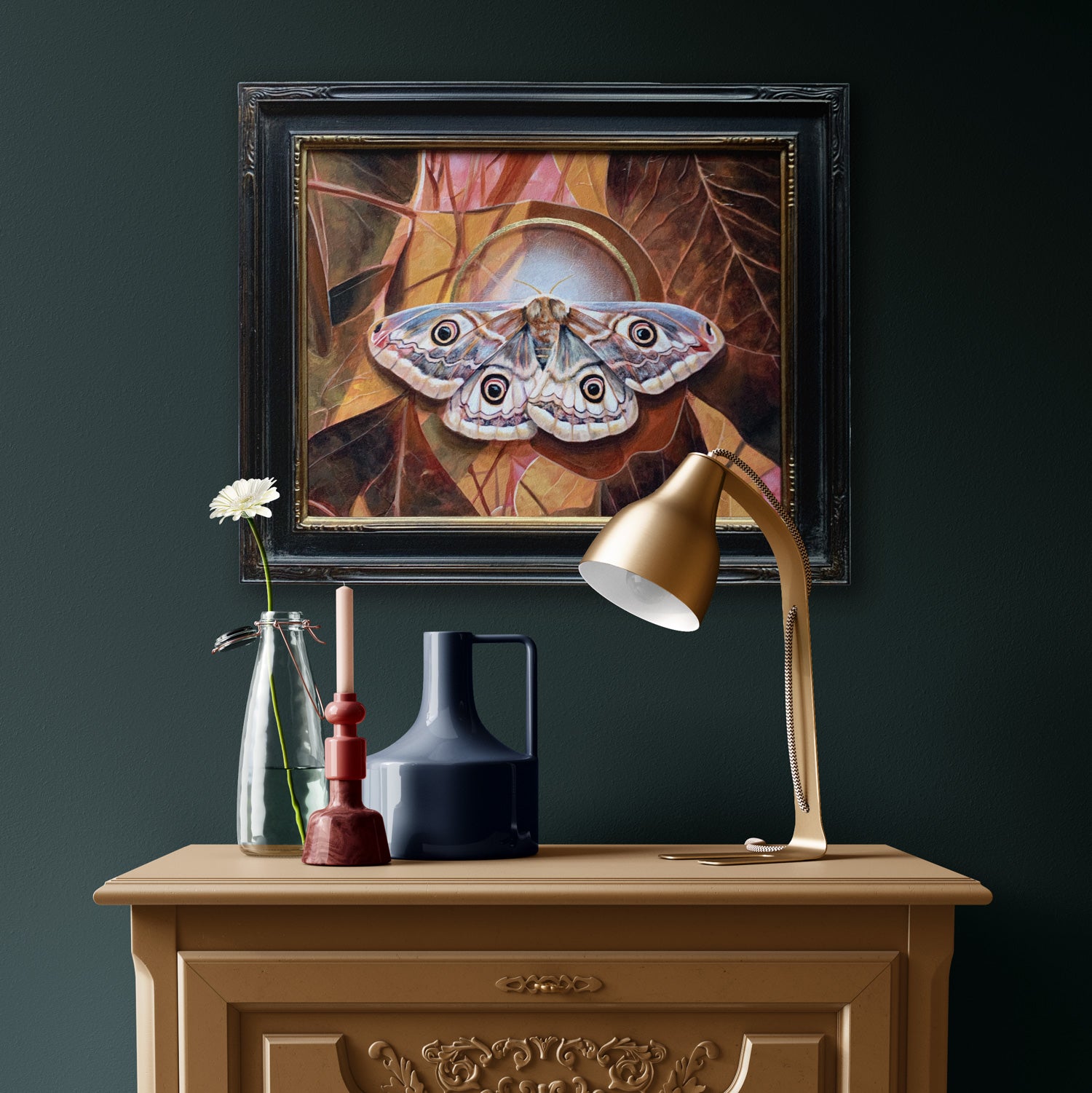 Moth & Butterfly Paintings | Mystical Insect Art for Sale - The Copper Wolf