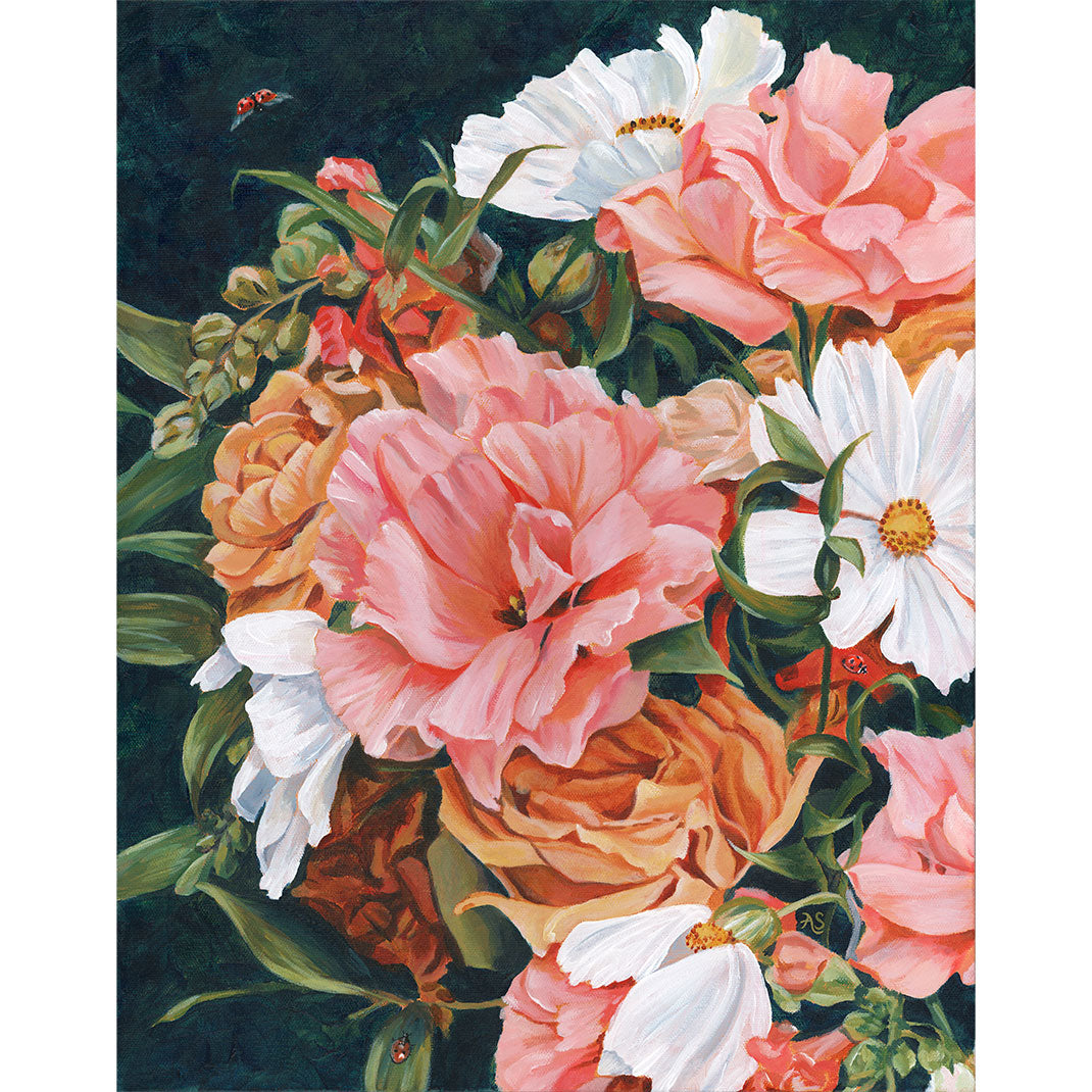 Floral Art Prints | Flower Art | Flower Art Prints - The Copper Wolf