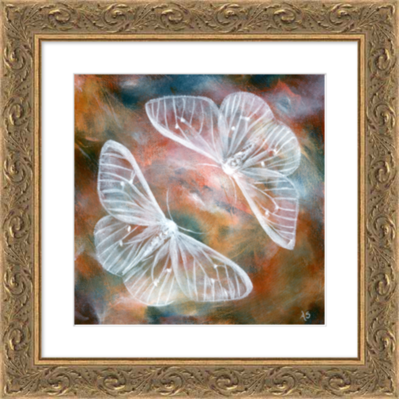 "Mirror I" Ethereal Moth Fine Art Print | Symbolic, Eco-Friendly Wall ...